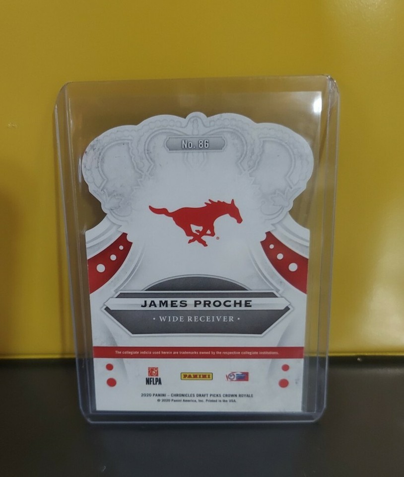 James Proche 2020 Panini Chronicles Draft Picks Crown Royale Baltimore ...