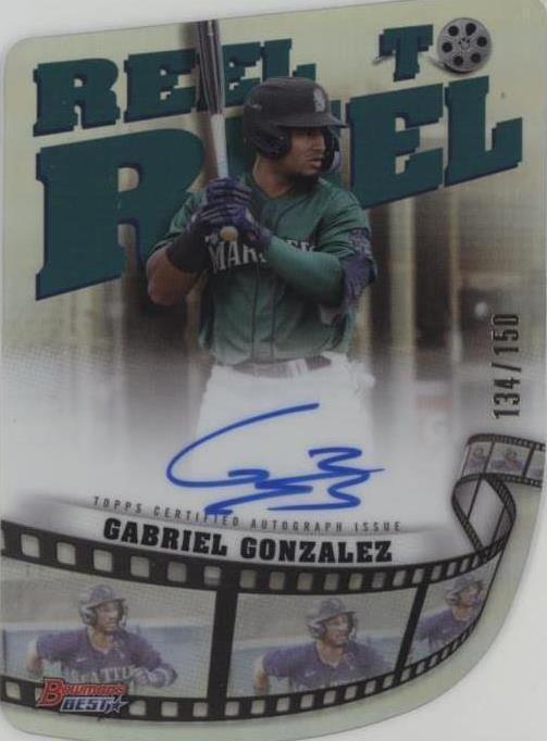 2023 Bowman's Best - Reel to Reel Die-Cuts Autographs Gabriel Gonzalez ...