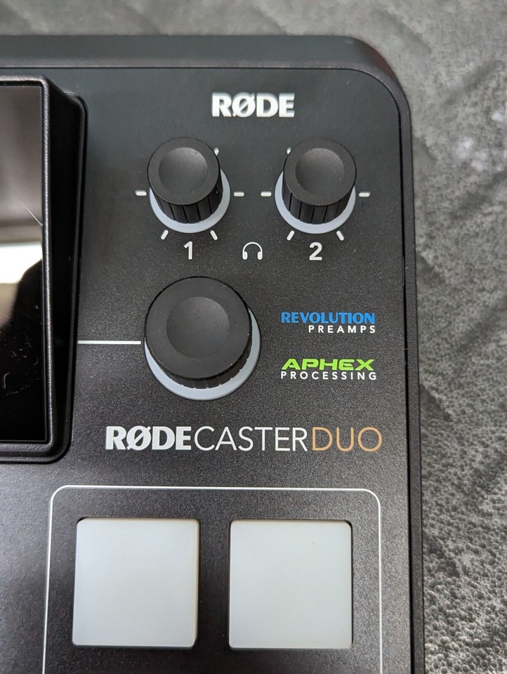 Rode RodeCaster Duo Streaming Mixer Integrated Audio Production Studio ...
