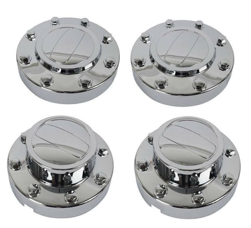 NEW ALCOA ALLOY WHEEL CENTER CAPS SET FOR 2011-2017 DODGE RAM 3500 1 ...