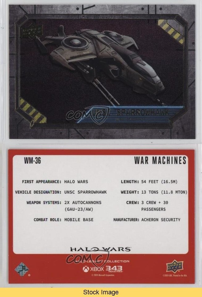 2024 Halo Legacy Collection War Machines Starry Night UNSC Sparrowhawk ...