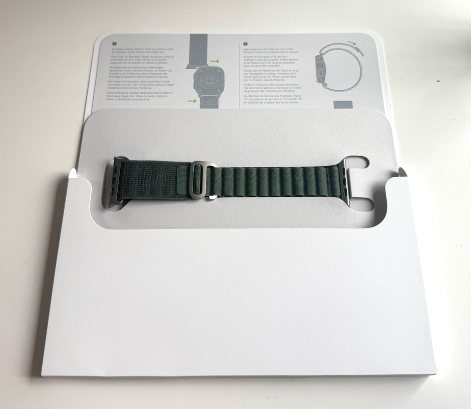 NEW Genuine Apple Brand Blue Green Alpine Trail Loop 44 45 46 49mm ...