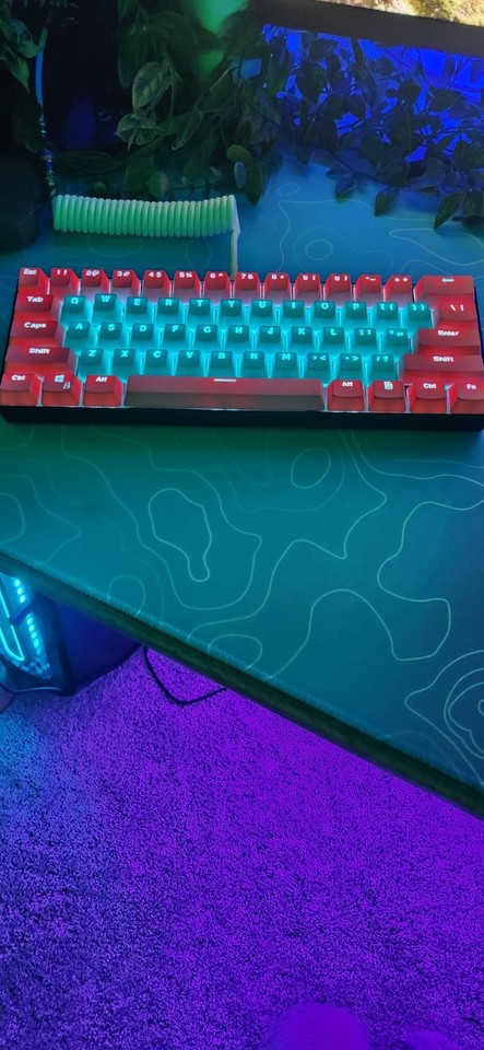 Alt Customs "Cotton Candy" Keyboard With Tactile switchs. Exceeds In ...