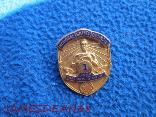 National Safety Council NSC USPS 1 Year Safe Driver Award Lapel Hat Pin ...