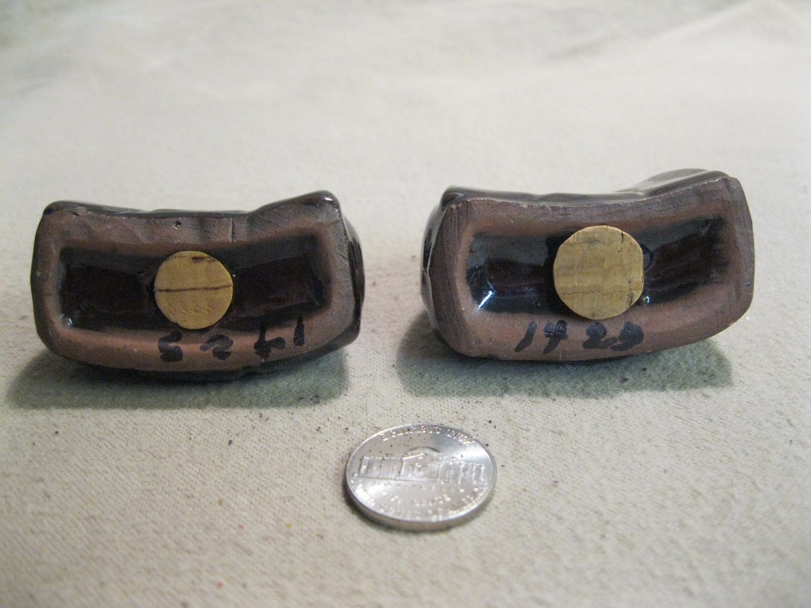 Vintage Red Clay Purse Doctor Handbag Salt and Pepper Shakers 10 | eBay