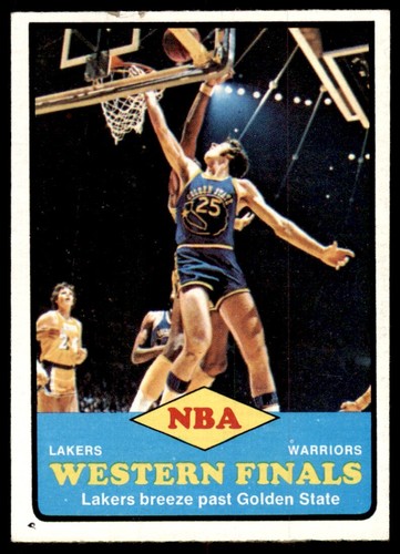 1973-74 Topps Basketball Card NBA Western Finals Los Angeles Lakers vs ...