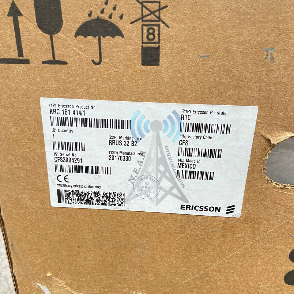 Ericsson, KRC 161 414/1, RRUS 32 B2, Remote Radio Head Unit *RH041420 ...