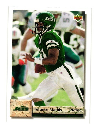 1992 Upper Deck #160 Terance Mathis New York Jets | eBay