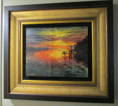 Matt Beyrer "Remember the Time" 29 x 33 Framed Signed and Numbered #48/ ...