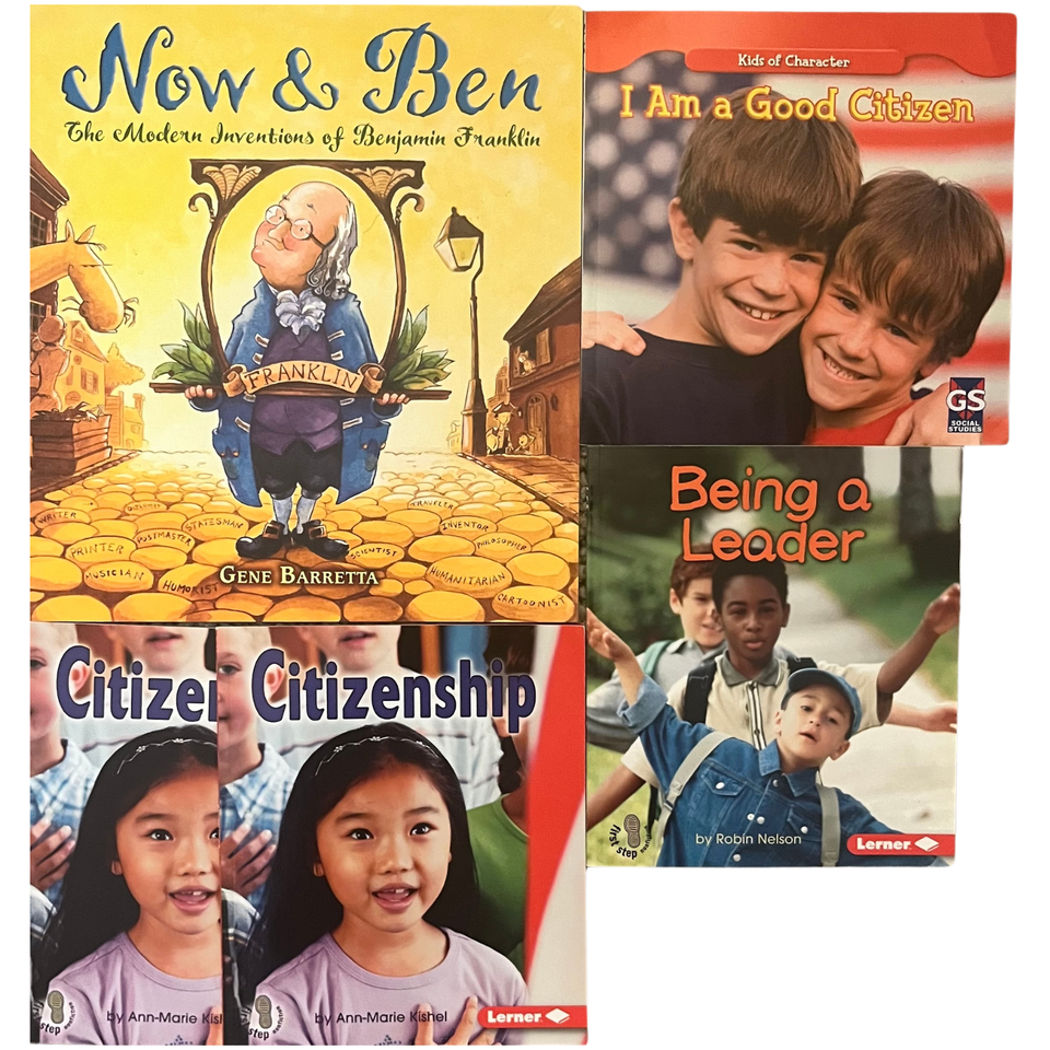 Social Studies Civics & Government Kids Book Lot Classroom Library ...