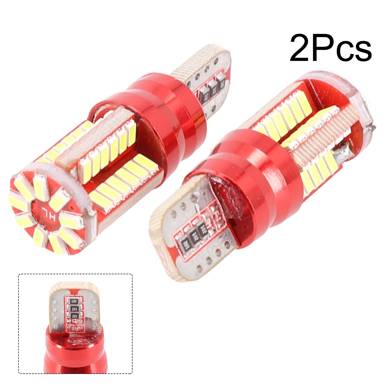 High Quality T10 Car 501 LED Side Light Bulbs Canbus Error Free Xenon ...