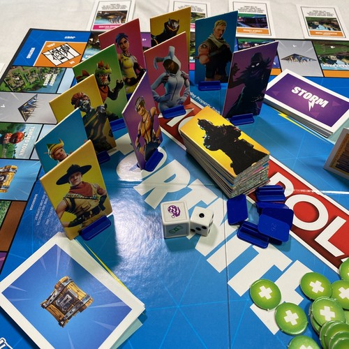 Fortnite Monopoly Edition Board Game Hasbro Fortnight Used Complete ...