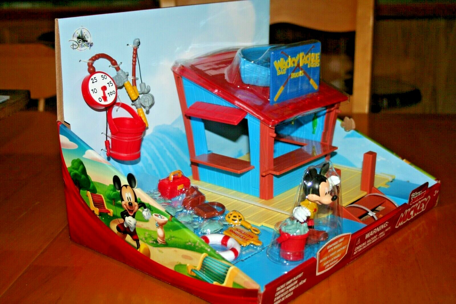 Disney Junior Mickey Mouse Wacky Tackle Fishing Shop Playset-New ...