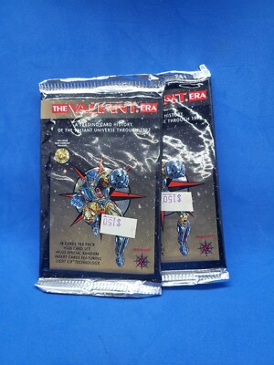 Valiant Era 1993 Trading Card 2 Pack Lot, Upper Deck, Factory Sealed ...
