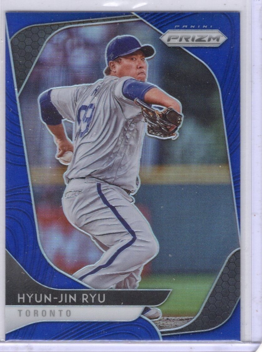 2020 Panini Prizm Blue #92 Hyun-Jin Ryu Toronto Blue Jays | eBay