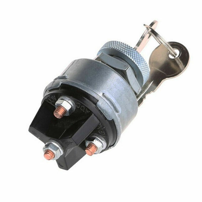 Universal Ignition Key Starter Switch With 2 Keys For Car Tractor Truck ...