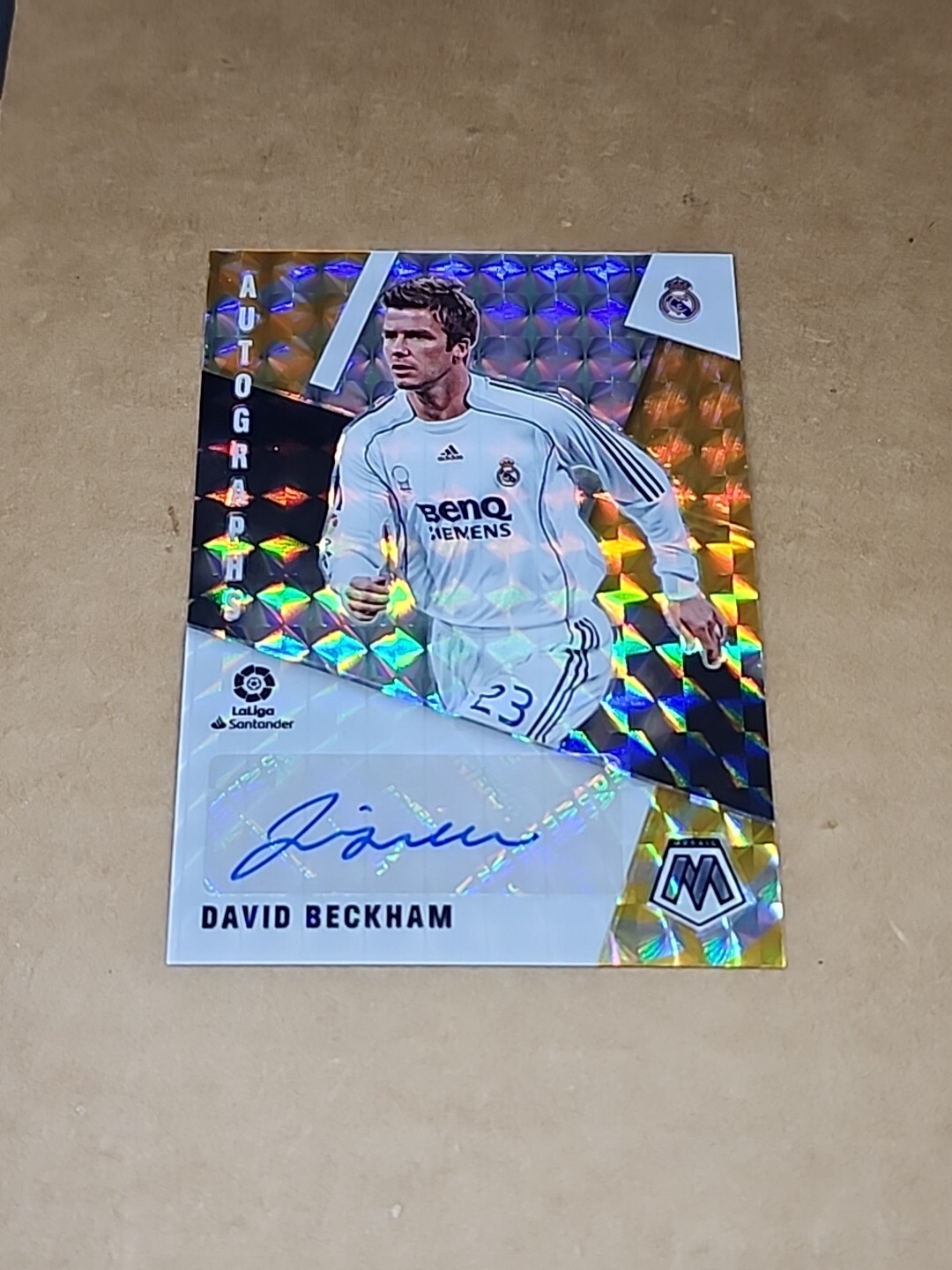 David Beckham 2021 Mosaic La Liga Soccer Autographed Auto insert | eBay