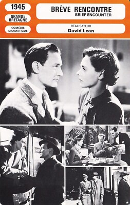 Fiche Cinéma - DAVID LEAN - BRÈVE RENCONTRE - 1945 | eBay