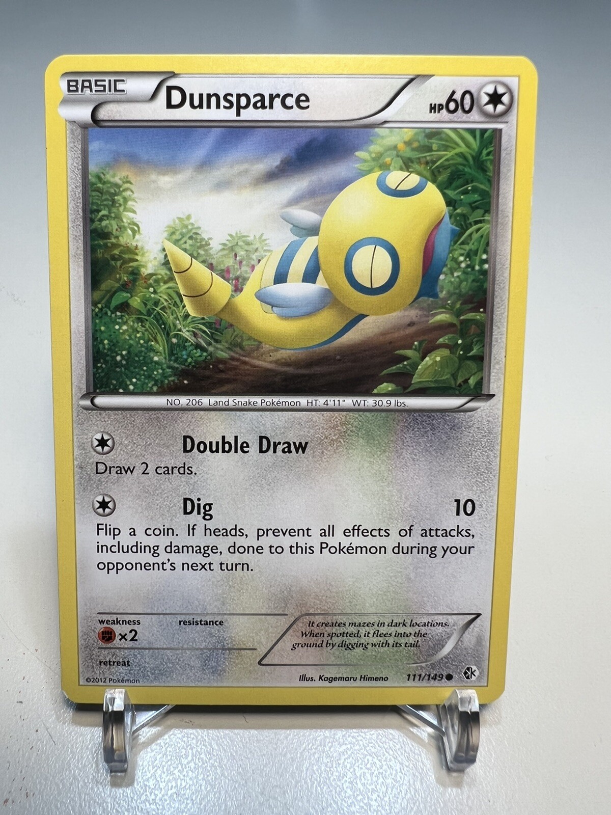 Pokémon TCG Dunsparce Boundaries Crossed 111/149 Regular Common for ...