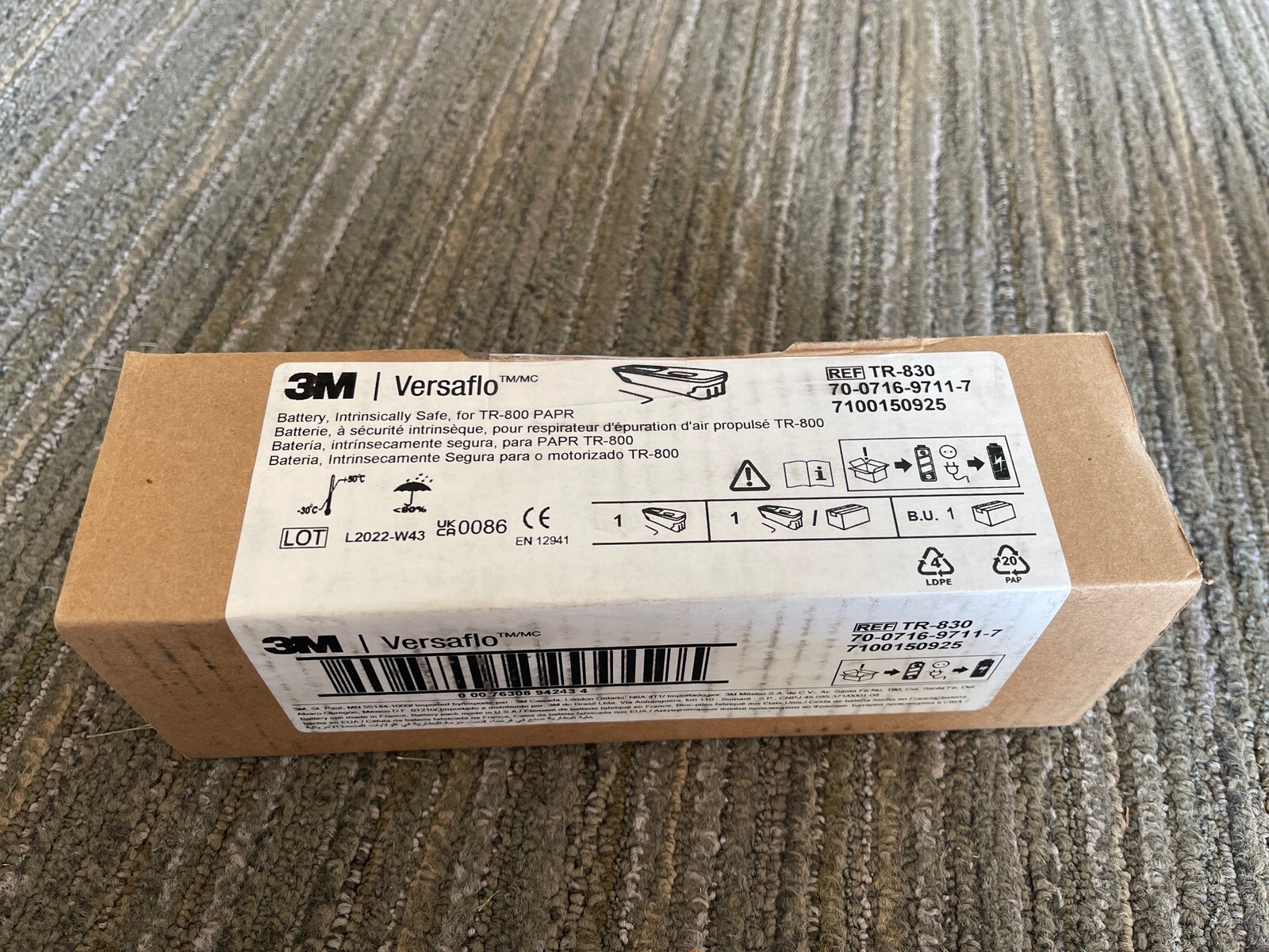 3M Versaflo Battery TR-830 / 94243 PAPR NEW | eBay