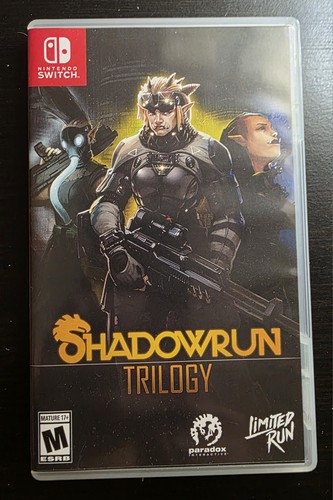 Shadowrun Trilogy for Nintendo Switch. Limited Run Games LRG #163 | eBay