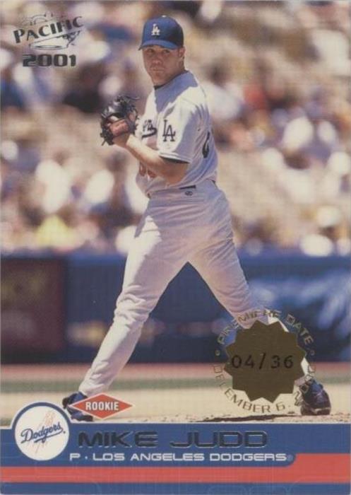 2001 Pacific - Mike Judd #473 Premiere Date /36 for sale online | eBay