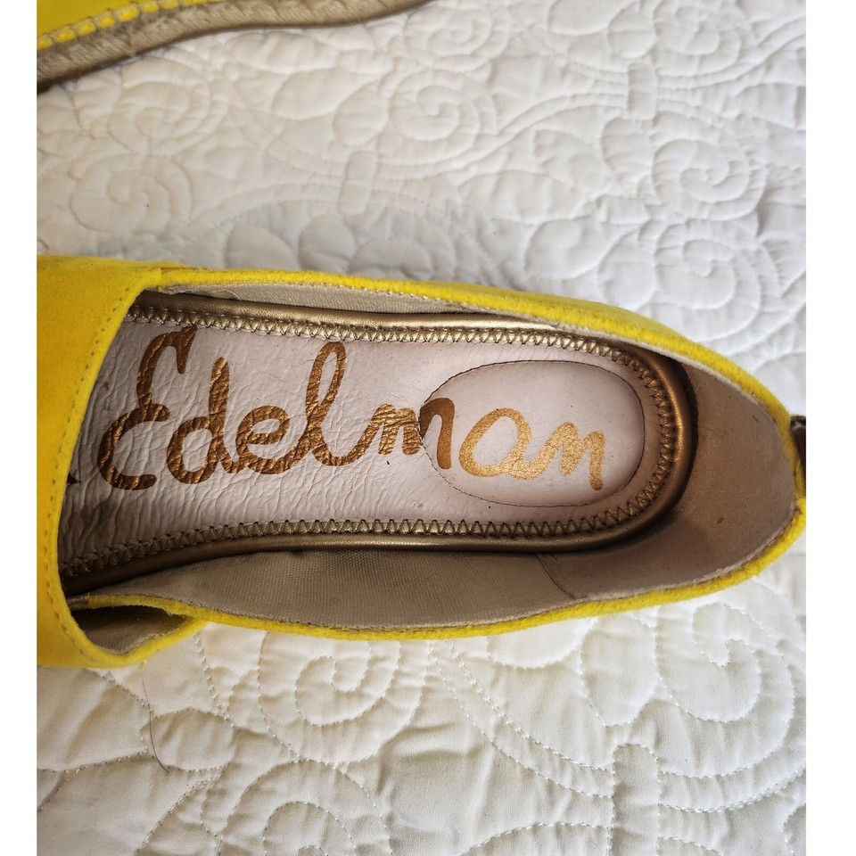 Sam Edelman Womans Yellow Espadrilles Women's Shoes Size 7 | eBay UK