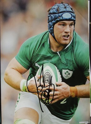 RUGBY autograph SEAN O'BRIEN feuille 20X30 cm signed IRELAND LEINSTER ...