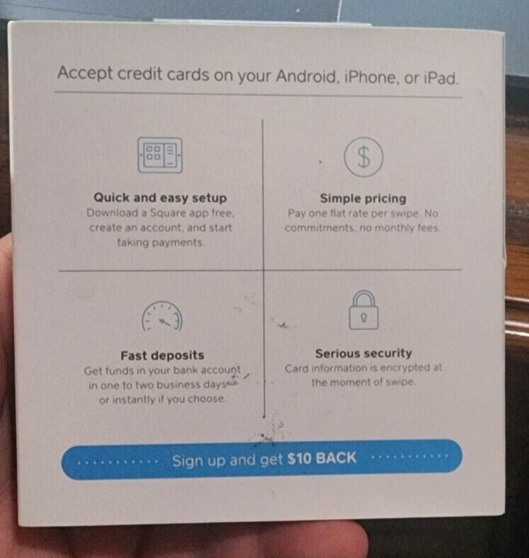 Square Reader for Magstripe with Headset Jack Credit Card Reader IOS ...