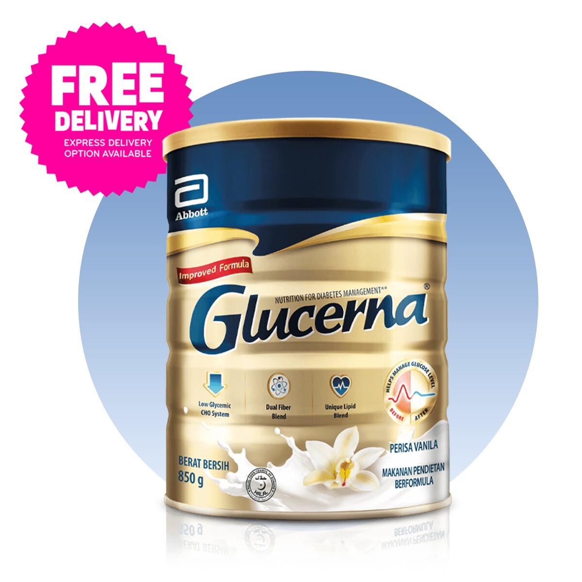 Glucerna Vanilla Diabetic Management Milk Powder - 2 Philippines | Ubuy