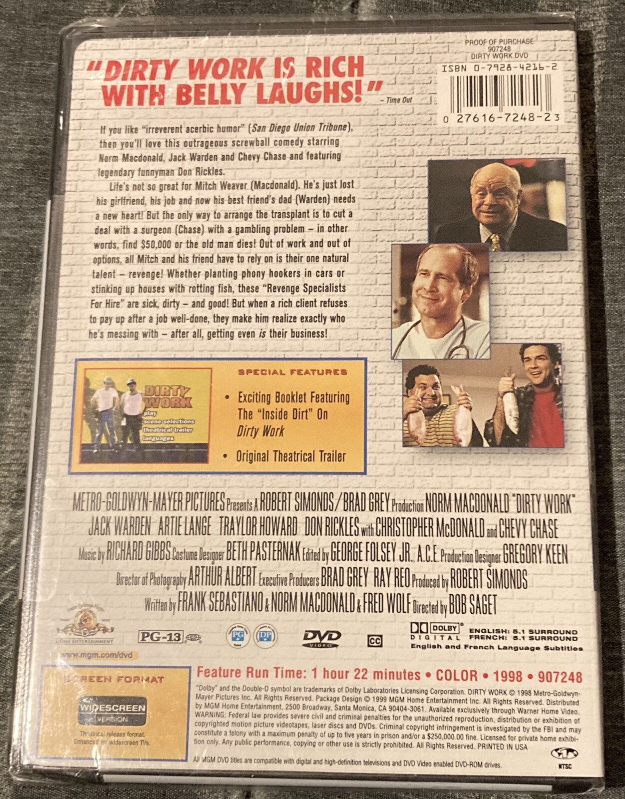 Dirty Work (DVD, 1999) for sale online | eBay