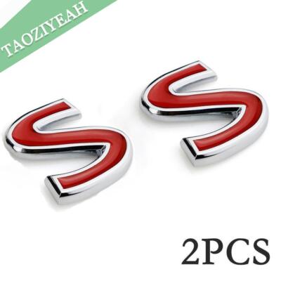 Infiniti Q50 QX50 Q60 Q70 Q80 Chrome Red 'S' Rear Trunk Tailgate Emblem ...