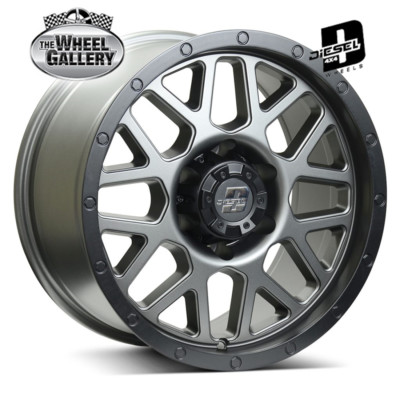 Diesel Vegas 17 x 9 35PP Gunmetal / Black Lip Set of Alloy Wheels | eBay