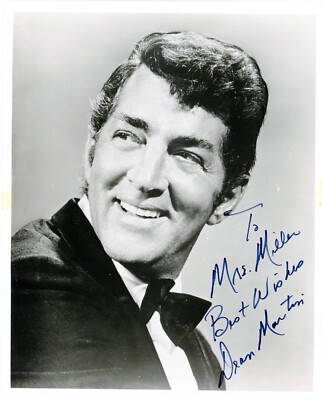 Dean Martin--Hand Signed Photograph | eBay
