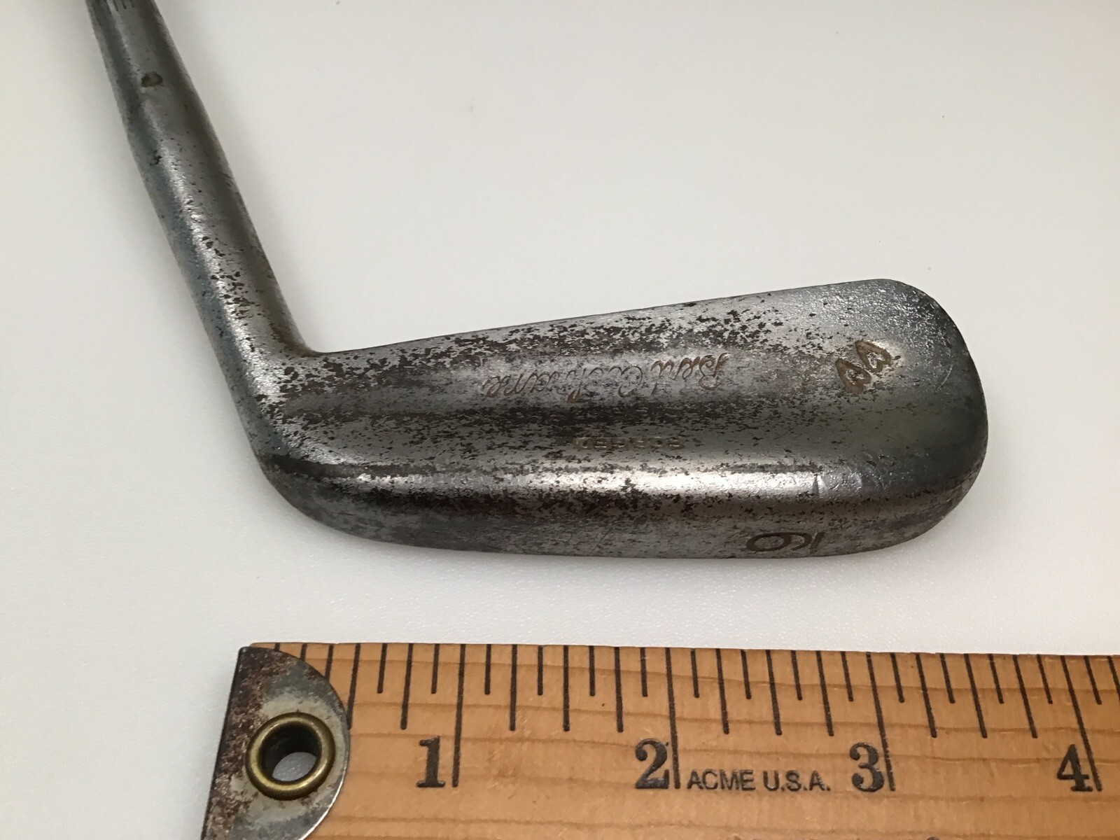 Bert Cochrane Forged 9 Iron / Putter RH 35.5” Pyratone Shaft & Leather ...