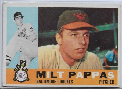 1960 Topps #12 Milt Pappas Good or Better | eBay