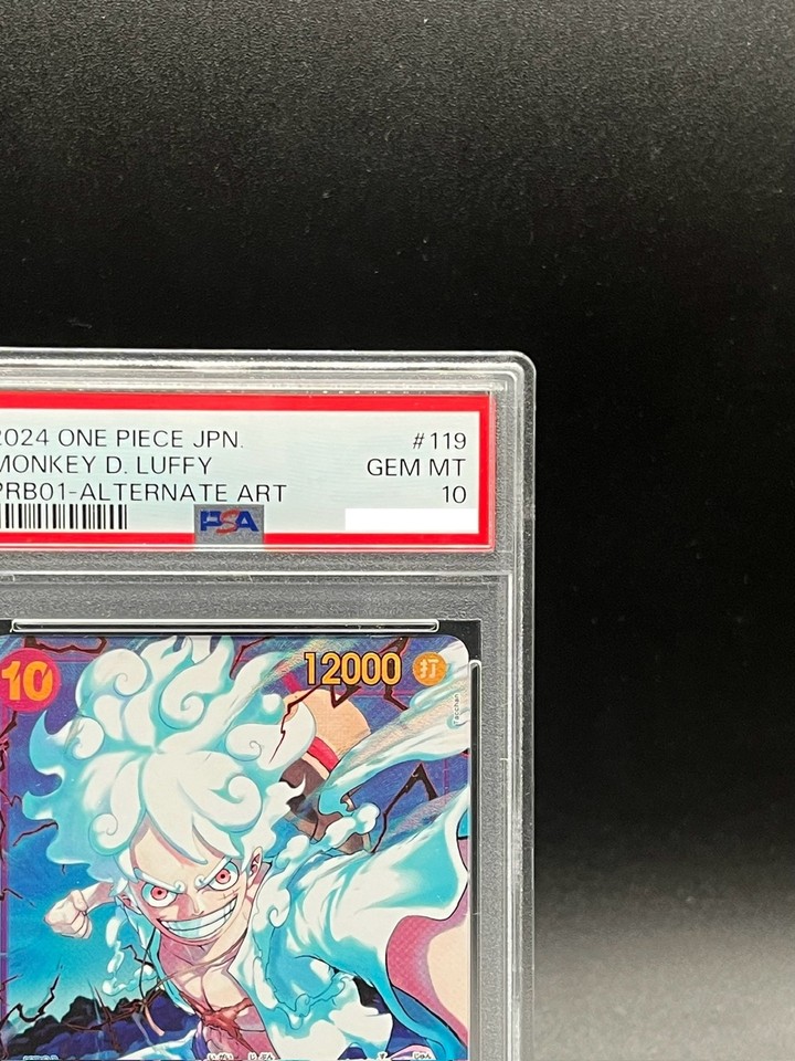 PSA 10 Luffy OP05-119 SEC Alt Art ONE PIECE Card The Best PRB-01 ...