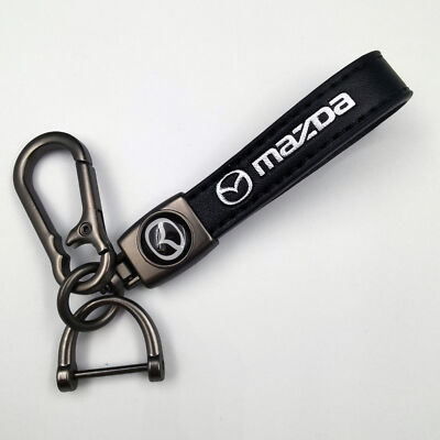 Black Mazda Key Chain Ring Keyfob for Mazda 3 6 9 CX-5 CX-7 RX-7 RX-8 ...