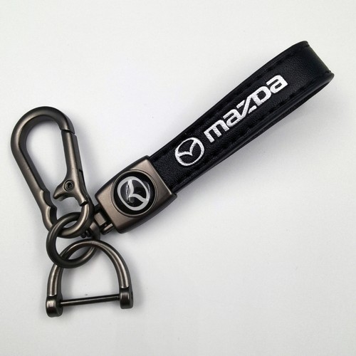 Black Mazda Key Chain Ring Keyfob for Mazda 3 6 9 CX-5 CX-7 RX-7 RX-8 ...