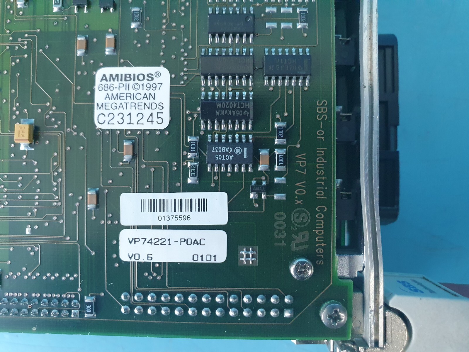 SBS VP7 VP74221-POAC AMIBIOS 686-PII BOARD #2 | eBay