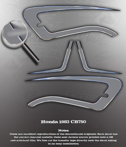 HONDA 1983 CB750 NIGHTHAWK TANK COVER DECAL GRAPHIC KIT | eBay