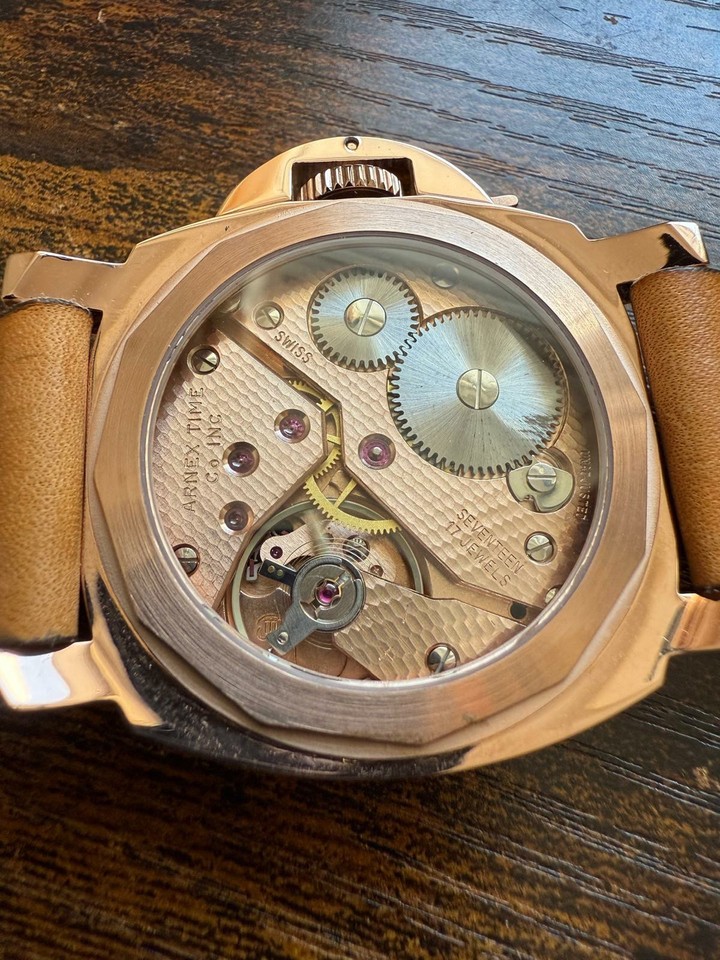 44mm Custom built Watch Swiss made ETA 6498 Movement | eBay