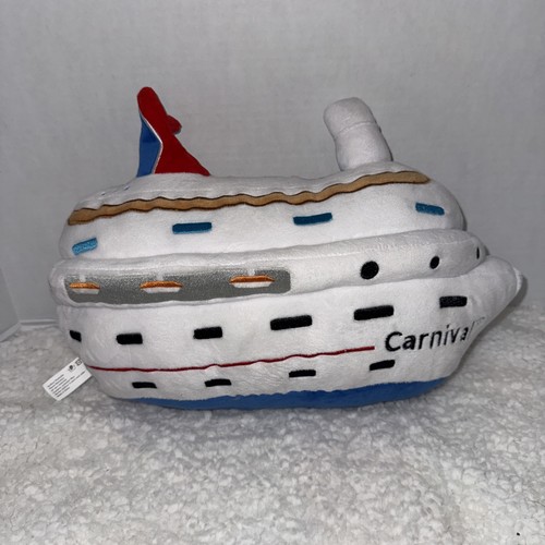 Carnival Cruise Line Plush Toy Ship Collectible 14” Souvenir Boat ...