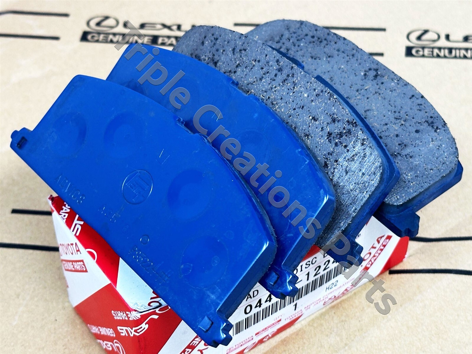 Toyota Genuine 0446512240 Pad Kit Disc Brake Front 04465-12240 OEM | eBay