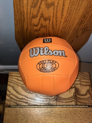 Orange Wilson Soft Play Technology Volleyball Deflated | eBay