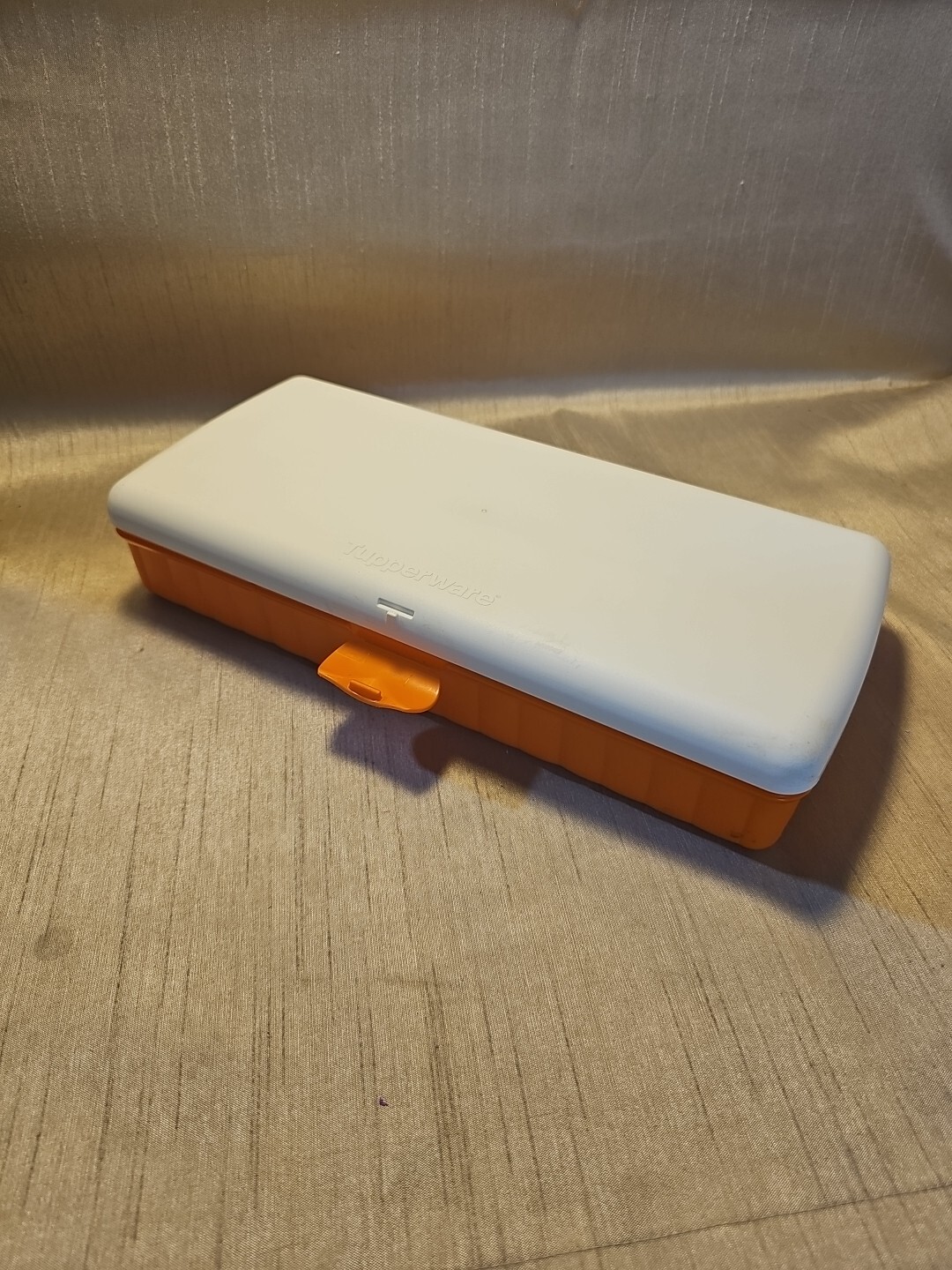 Tupperware Lunch N Things Keeper Divided Container Organizer Orange ...