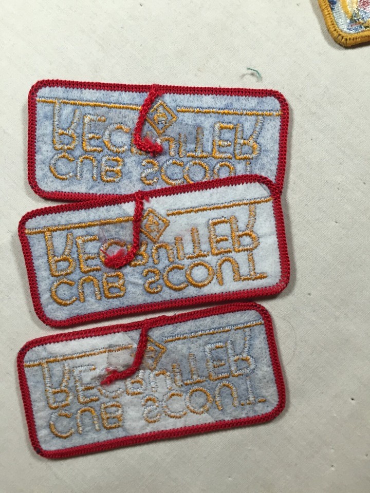 Cub Scout Recruiter Award set of 3 BSA Rank Patch | eBay