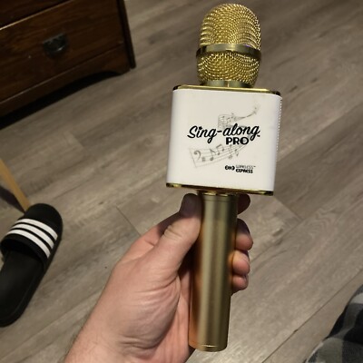 Sing Along Pro GOLD Wireless Express Microphone W/ Controls | eBay
