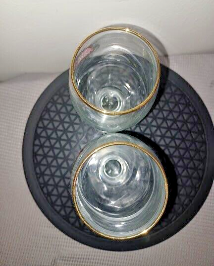 set of 2 Stella Artois Gold Rimmed Beer Glasses | eBay