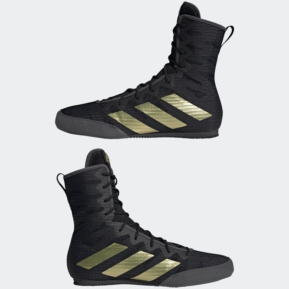 adidas Boxing BOX HOG 4 GZ6116 Core Black Gold Metallic Gray Six | eBay